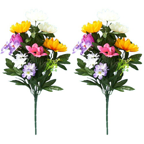 特長:●造花の仏花です。●手間のかかる水交換不要です。●美しい色合いで枯れずに長持ちします。●仏壇にもお墓にもご使用いただけます。 用途:●仏壇やお墓に。 仕様:●厚さ(mm)：50●幅(mm)：220●高さ(mm)：450 仕様2:●商品...