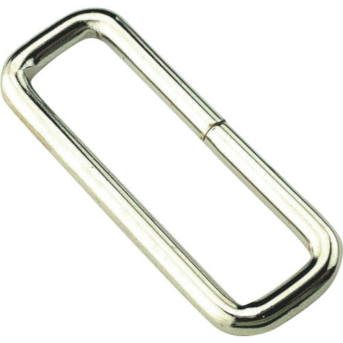 特長:●平ベルト加工用の金具です。●ベルト同士の連結用や長さ調整にご使用いただけます。 用途:●結束作業やDIY、ベルト使用時の連結や長さ調整に使用できます。 仕様:●色：シルバー●厚さ(mm)：2●袋入数(個)：4●横(mm)：30●縦(...