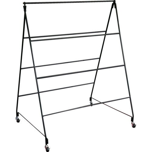 特長:●7本のパイプで、小さなスペースでもたっぷり吊り下げが可能です。●折り畳みが可能で、運搬や収納時にスペースを取りません。●キャスター付きで移動が楽に行えます。●商品の陳列に使用でき、展示会や店頭陳列で活躍します。●省スペースでたくさん...