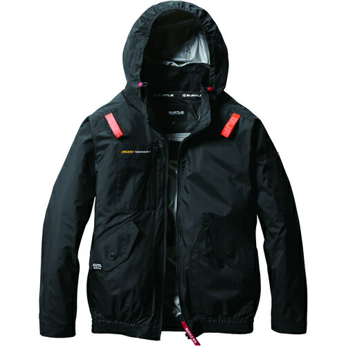 特長:●風がボディ全体を駆け巡るサイドファン取付設計モデルです。●遮熱効果（-10度）に優れたアルミ加工と軽量、耐久性を備えたリップストップ素材を採用しています。 仕様:●色：ブラック●サイズ：L 仕様2:●ヘルメット対応フード（脱着可能）...