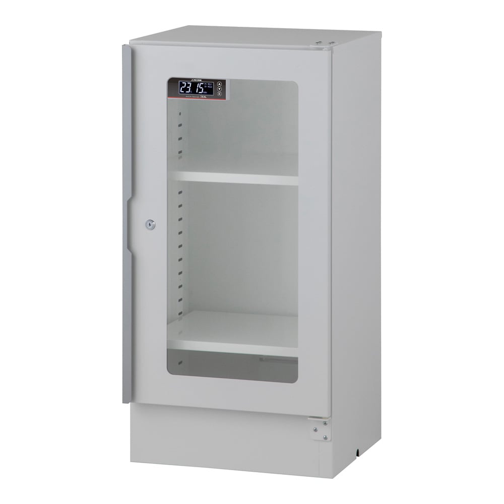 新開発の除湿ユニットを採用！気密性に優れた金属筐体タイプ！効率的なデジタル制御　※加湿機能はありません新型ユニットはデジタル制御が可能となり、対象物に合わせた状況で使用できます。また、視認性に優れたモニターで現在温度と現在湿度を一目で確認で...