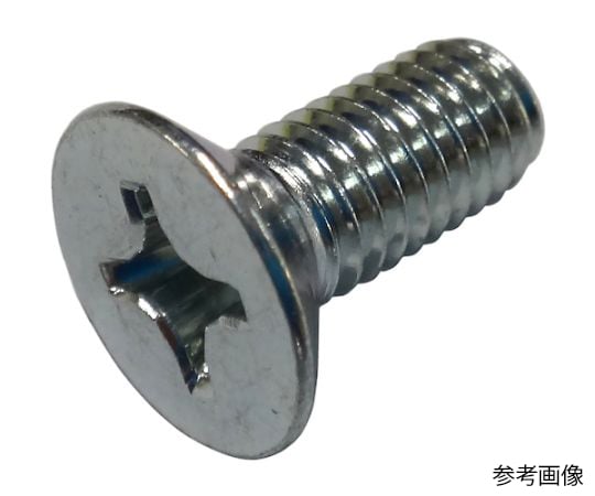 部材にザグり加工を施すことで締結後は部材とフラットになるため頭部が出っ張りません。十字ドライバーで締め付け、小さい部品の締結に使用。 寸法(mm)d：3寸法(mm)L：6スチール表面処理:三価クロメート質量：120g原産国：日本コード番号：...