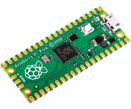 Raspberry Pi財団が開発したマイコンRP2040を搭載した超小型ボードPicoは、Raspberry Pi財団が開発したマイコンRP2040（Arm Cortex-M0+デュアルコア@133MHz）を搭載し、2MBの高速なFlas...
