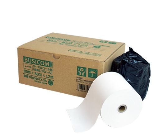 エプソン（EPSON）NTP080-80、カシオ（CASIO）TRP-8080-TW 等に対応する汎用感熱レジロール。その他、各メーカーのレジ、レシートプリンタ、キッチンプリンタでご利用いただけます。※紙サイズ：幅・サイズはご利用中のロール...