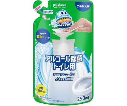 高濃度のアルコール除菌（※）で、菌が気になる便器、便座まわりをしっかり除菌※できるアルコール除菌トイレ用99.99％の高い除菌（※）力！高濃度アルコール配合トイレットペーパーを取って片手でワンプッシュするだけで、除菌シートに早変わり。約24...