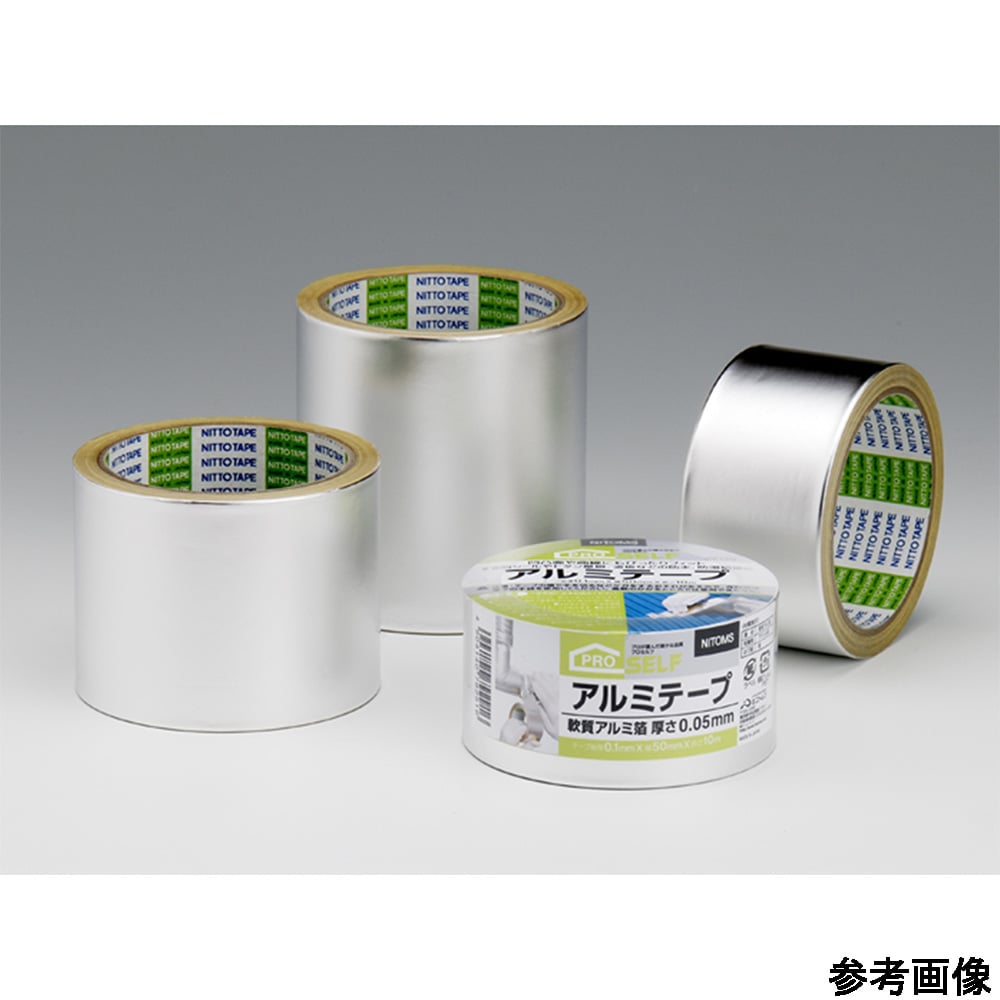 耐水・耐候性に優れています。屋外での使用にも好適です。流し台など水周りのすき間シールに、金属屋根・外壁などの防水修理に、空調ダクトの補修に。 サイズ：幅50mm×長さ10m色：シルバー厚さ：0.1mm粘着力：9.35N／10mm引張強度：2...