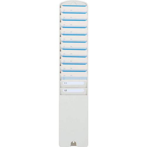 特長:●アマノタイムカード専用ラックです。 用途:●タイムカード用ラック　12枚差し 仕様:●幅(mm)：101●奥行(mm)：32●高さ(mm)：491●タイプ:12人用 仕様2:●12枚差し 材質／仕上:●樹脂製特長:●アマノタイムカー...