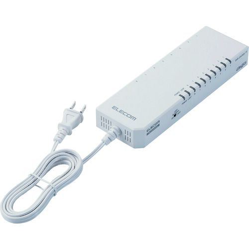 【特長】●動作時環境温度50℃にファンレスで対応した、電源内蔵の法人向けギガビット対応タップ型8ポートスイッチングハブです。【仕様】●色：ホワイト●ポート数：8ポート●コネクタ形状：RJ-45×8【仕様2】●AutoMDI/MDI-X：対応...