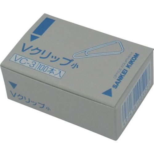 【特長】●V字の小サイズのゼムクリップです。●事務用の他にもさまざまな職場やご家庭でご使用頂けます。●紙を挟みやすく、しっかり留めることのできるクリップです。【用途】●23mm　●100本入【仕様】●長さ(mm)：23【仕様2】●事務用品●...