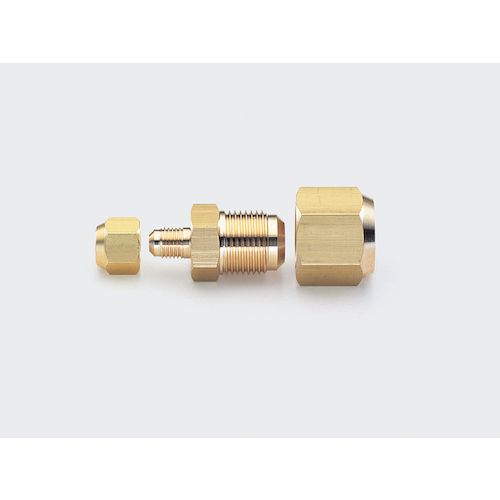 【特長】●配管のサイズ変更時に使用します。【仕様2】●適合銅管サイズ：1/4×3/8【特長】●配管のサイズ変更時に使用します。【仕様2】●適合銅管サイズ：1/4×3/8