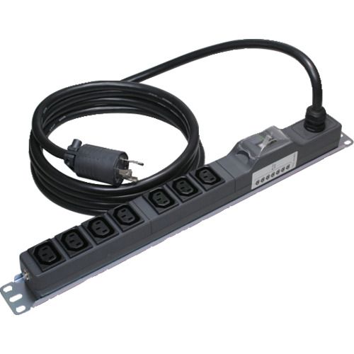 【特長】●IEC C13の電源が供給可能です。●19インチラック用安全ブレーカ付【仕様】●定格：16A 250V●コンセント数：7●ケーブル長(m)：VCTケーブル3m【仕様2】●19インチラック用 安全ブレーカー付 200V コンセント ...