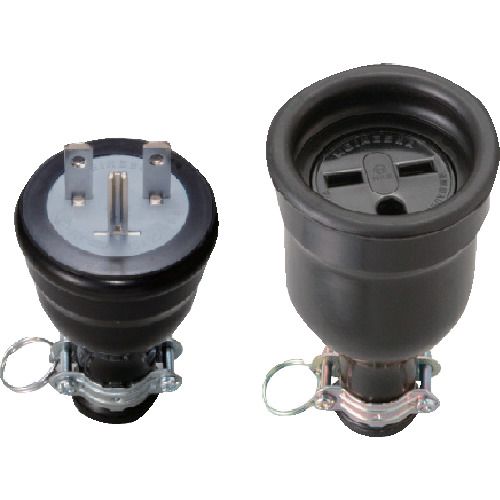 【仕様】●定格：15A. 250V●防水：〇●品名：15A 250V 接地防水コネクター（組）【仕様】●定格：15A. 250V●防水：〇●品名：15A 250V 接地防水コネクター（組）
