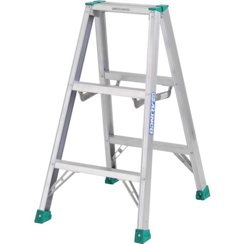 【特長】●軽さと収納性を追求したエコノミータイプの軽量専用脚立です。【仕様】●最大使用質量(kg)：100●天板高さ(m)：0.82●収納時全長(m)：0.87●天板寸法(mm)：308×95●踏ざん間隔(mm)：295●踏ざん踏面幅(mm...