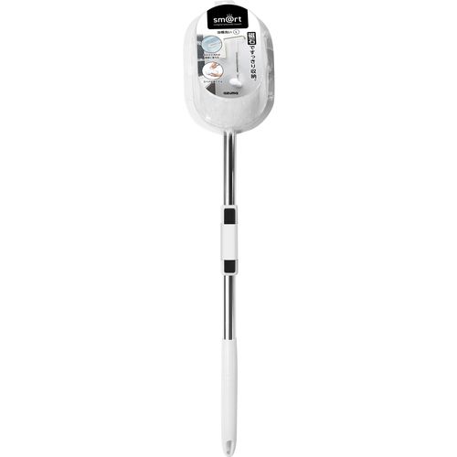 【特長】●浴室の壁にピタッ、すぐに使えて磁石で収納【用途】●浴室の掃除に【仕様】●長さ(mm)：670〜990●耐熱温度(℃)：50【仕様2】●拭き幅：約20cm【材質／仕上】●ヘッド：ポリプロピレン●ブラシ：ポリプロピレン●柄：アルミ●磁...