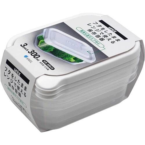 【特長】●フタをしたまま電子レンジOKです。【仕様】●容量(ml)：300●外形寸法(mm)幅：97●外形寸法(mm)奥行：144●外形寸法(mm)高さ：77●容量(L)：0.3【材質／仕上】●本体：ポリプロピレン【特長】●フタをしたまま電...