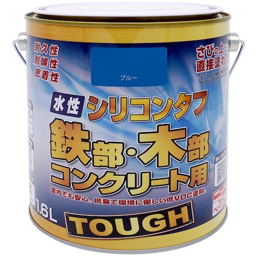 【特長】●シリコン配合により耐久性・耐候性に優れた水性つやあり高機能塗料です。●屋外から屋内まで使用できる、低臭で環境にやさしい安心・安全の低VOC塗料です。●鉄部・木部・コンクリートなど幅広い用途にご使用できます。●酸性雨・紫外線・排気ガ...