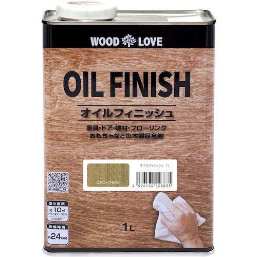 【特長】●木目の質感をそのまま生かす「オイルフィニッシュ仕上げ」の木材専用塗料です。●塗膜を形成せずに木材に深く浸透して、木材を保護します。●木材に浸み込ませ、布でふき取るだけで、色ムラのないプロの仕上がり感に。●亜麻仁油ベースで木の呼吸を...