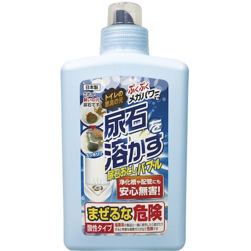 【特長】●本商品は有機酸を仕様しているので排水管、浄化槽を傷めず安心です。【仕様】●品名：尿石用洗剤●容量(L)：1【仕様2】●尿石の発生防止・悪臭除去剤。【特長】●本商品は有機酸を仕様しているので排水管、浄化槽を傷めず安心です。【仕様】●...