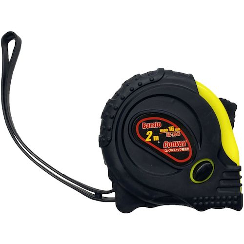 【特長】●ロック付、ラバー付きボディー、ソリッドテープ、減速ボタン付きコンベックスです。【仕様】●テープ長さ(m)：5.5●テープ幅(mm)：19●目盛仕様：メートル目盛【材質／仕上】●ケース：ABS樹脂+エストマー樹脂【特長】●ロック付、...