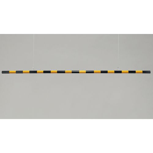 【特長】●専用工具不要でワイヤーロープの長さ調整、固定が簡単にできます。●軽くて丈夫。車両を傷つけません。●車両からの光を反射します。【用途】●駐車場などの入口付近に。【仕様】●色：黄/黒●幅(mm)：54●長さ(m)：3【仕様2】●黄色部...