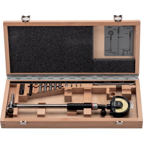 【特長】●レバーシステムが可動アンビルの動きを指示器に伝えます。【仕様】●測定範囲(mm)：100-250●メーカーコード：4475002【仕様2】●セルフセンタリングダイヤルボアゲージMaraMeter844NH【セット内容／付属品】●測...