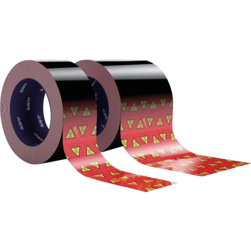 【特長】●Heat Detection Tapeは、貼付された表面温度が約60℃を超えるとテープの色が黒色から鮮やかな赤色に変わり、高温を警告する絵柄が表示される可逆性のインジケータテープです。【用途】●蒸気配管の温度管理【仕様】●原色：黒...