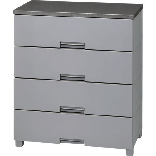 【特長】●TSPP環境負荷の少ない原料(PP再生材比率10%以上)を使用。●天板は軽くて丈夫なハニカム構造。●ホコリが入りにくい壁構造。●飛出し防止用ロック機能付き。●サイドローラーによるスムーズな引出し。●滑り止め付きの専用脚。●移動に便...