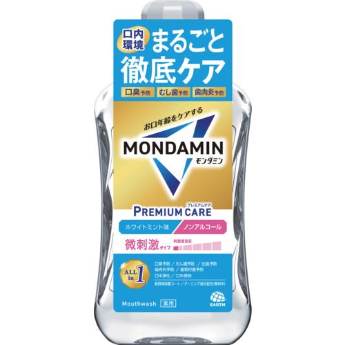 【特長】●口内環境をまるごと徹底ケアします。●口臭予防、むし歯予防、歯肉炎予防が可能です。●ALL in 1で口内ケア【仕様】●容量(ml)：1000●香り：ホワイトミント●幅(mm)：105●奥行(mm)：74●高さ(mm)：232【仕様...
