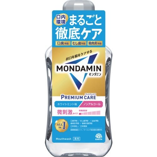【特長】●口内環境をまるごと徹底ケアします。●口臭予防、むし歯予防、歯肉炎予防が可能です。●ALL in 1で口内ケア【仕様】●容量(ml)：600●香り：ホワイトミント●幅(mm)：91●奥行(mm)：60●高さ(mm)：211【仕様2】...
