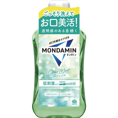 【特長】●ごっそり洗えてお口美活、透明感のある息が続きます。●口臭の元となるお口の汚れをしっかり除去します。【仕様】●容量(ml)：1080●香り：クリアミント●幅(mm)：105●奥行(mm)：74●高さ(mm)：232【仕様2】●洗口液...