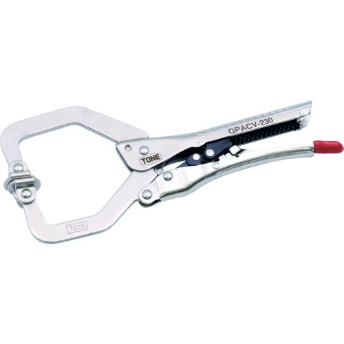 【特長】●対象物の厚みに応じて、口幅を自動調整するC型オートグリッププライヤです。●口幅が広くアゴが深いので、障害物越しの作業に最適です。●クランプ部が自在になっているので、傾斜物もクランプ可能です。【用途】●金・溶接作業・工場保全など、仮...