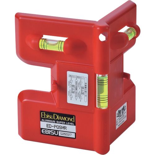 【特長】●柱・パイプの鉛直出しが簡単に出来ます。●6本線気泡管で1/100(1分勾配)・2/100(2分勾配)の測定が出来ます。●ABS樹脂製で軽くて丈夫です。●取付バンド付きで柱・パイプに固定出来ます。●強力磁石付で鉄管工事や鉄骨工事に便...