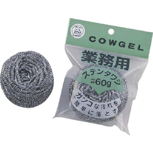 【特長】●研磨力に優れた金属タワシです。【用途】●ガンコな油汚れ、コゲ、サビなどを落とす【仕様】●色：シルバー●縦(mm)：80●横(mm)：80●サイズ(mm)：80×80×50【仕様2】●60グラム(ステンレス)【材質／仕上】●ステンレ...