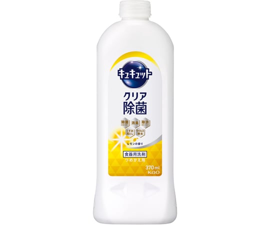 独自の処方で、ベッタリ油汚れも乾いたこびりつき汚れも、細かく分解！長もち泡が、すすいだ瞬間一気にパッ！汚れ落ちを指先でキュッと実感。スポンジ・まな板の除菌※、除渋、消臭、くすみ落としに。まな板・食器・調理用具のウイルス除去※も。※全ての菌・...