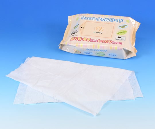 超大判・厚手で1枚でしっかり清拭できます。長期保存（製造日から未開封5年）が可能、防災備蓄品として。お肌に優しい水99％です。温めても冷やしてもお使いいただけます。ノンアルコール、無香料のため、皮膚刺激の原因となるアルコールが入っていません...