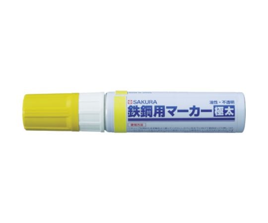 造船の新塗装基準（PSPC）に対応したマーカーです。視認性が良く、文字やマークがはっきり見えます。木材、石、ガラス、金属、フィルム、プラスチックなどの記入に。鉄骨・鋼板のチェック用。適合温度範囲(C)：5〜40文字サイズ：極太色：黄文字サイ...