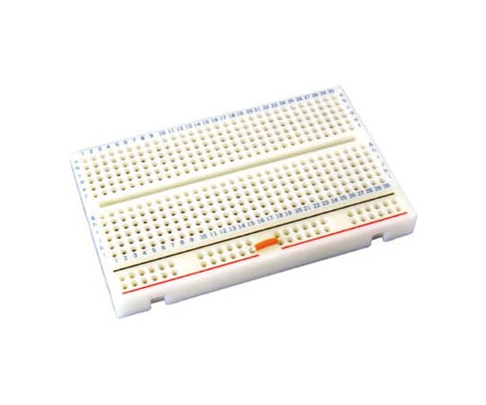 電子部品をさすだけで実験回路が作れます。IC・抵抗・コンデンサ・ジャンプワイヤなどの部品を差し込むだけで試作回路が組み立てられ、ハンダ付が不要なので部品を傷める事がありません。試作した電子回路をすぐに実配線し、短時間で動作確認ができます。実...