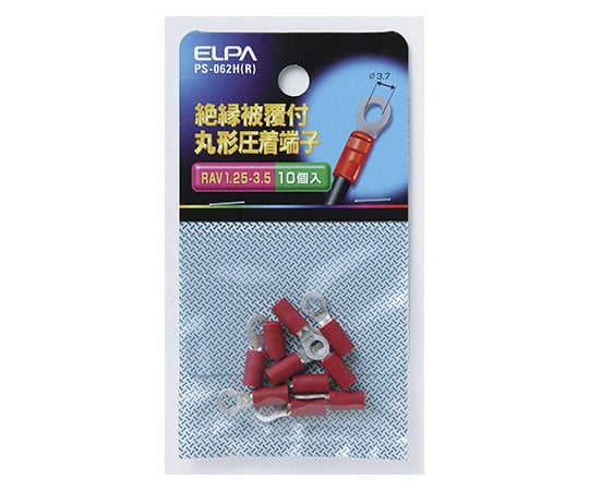 RAV1.25-3.5全長：18.6mm適合電線範囲：より線0.25〜1.65mm2入数：10カラー：レッド荷姿サイズ：60×5×115mm　0.01kg[荷姿サイズについて]RAV1.25-3.5全長：18.6mm適合電線範囲：より線0....