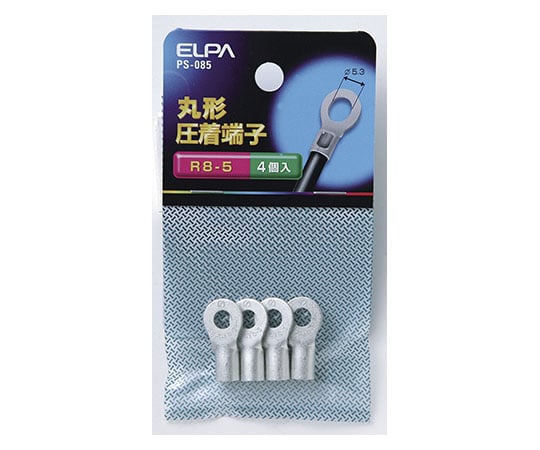 R8-5全長：23.8mm適合電線範囲：単線φ2.89〜3.65mm・より線6.64〜10.53mm2入数：4荷姿サイズ：60×110×10mm　0.02kg[荷姿サイズについて]R8-5全長：23.8mm適合電線範囲：単線φ2.89〜3....