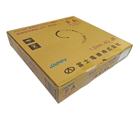 警報用ポリエチレン絶縁ケーブル。登録認定期間(JCT)の試験に合格した評定品。長さ：200M仕上外径：5.5mm概算質量：60kg/km導体抵抗：20C(Ω/KM以下)29.2以下荷姿サイズ：420×425×85mm　0.06kg[荷姿サイ...