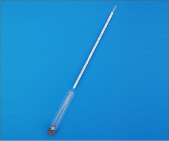 一目盛0.001の比重計です。比重範囲：1.000〜1.100目盛：0.001全長：300mm荷姿サイズ：25×350×25mm　0.07kg[荷姿サイズについて]一目盛0.001の比重計です。比重範囲：1.000〜1.100目盛：0.00...