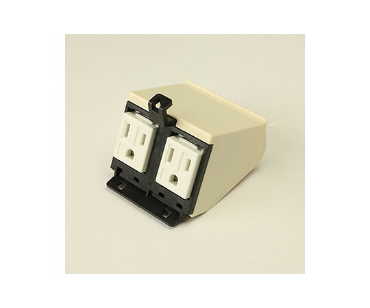 電源器具ブロック接地：2P定格電流：15A定格電圧：125V×2（内部配線済）荷姿サイズ：100×100×70mm　0.13kg[荷姿サイズについて]電源器具ブロック接地：2P定格電流：15A定格電圧：125V×2（内部配線済）荷姿サイズ：...