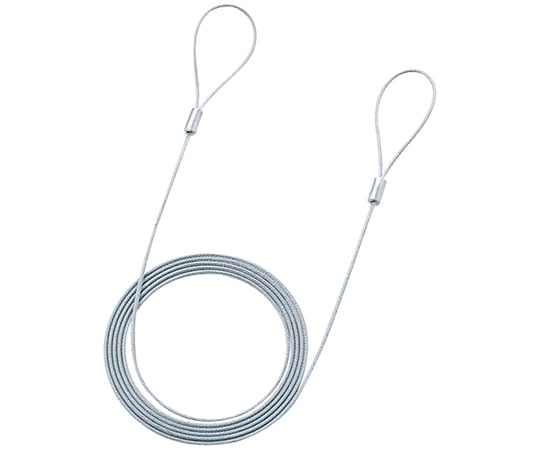 eセキュリティ長さ2.0m、太さ1.6mmワイヤー取り付け部品、鍵などに接続する、eセキュリティ用ワイヤーです。長さ：2.0m太さ：1.6mm材質：亜鉛（ビニールコーティング加工）荷姿サイズ：125×130×10mm　0.02kg[荷姿サイ...