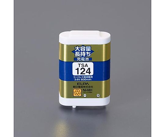 容量：2.4V　800mAhサイズ（W×D×H）mm：65×20×130適合機種：パナソニック：KX-FAN55、、NTT：電池パック-108、　同等品ニッケル水素電池自己放電を抑制安全装置内蔵荷姿サイズ：130×70×20mm　0.04k...