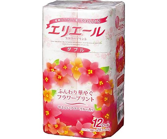 さりげなく華やかなやさしい花柄のプリント。優雅な花の香りつき。ロール寸法：114mm×25mm箱寸法：616×403×351mm（1梱）パック寸法：204×204×342mm芯径：41mm中心径：106mmロール幅：114mm材質：パルプ1...
