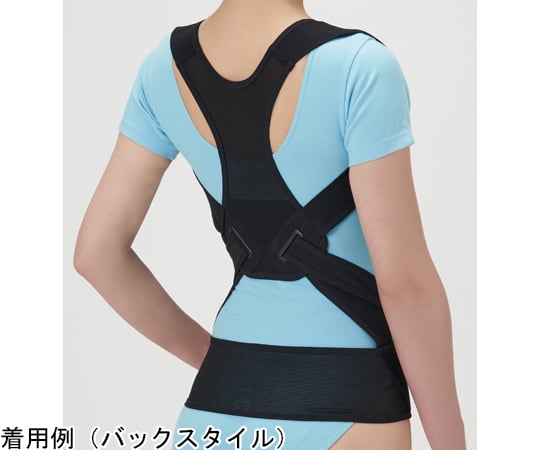 骨盤と肩甲骨をサポート！丸まった背中を起こす姿勢のサポーター。肩甲骨をたすき掛けベルトでグッと引き寄せます。腰上にあるスライドベルトで背中から腰を伸ばします。好みに合わせ調整可能です。骨盤ベルトが骨盤をしっかり引き締め下半身を安定させます。...
