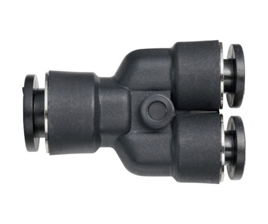 金属部には無電解ニッケルメッキを施しています。R（PT）ネジには、ネジサイズが一目で判別できるR（PT）ネジ別の色シールが塗布されています。チューブの取り出し方向に合わせてボディの位置決めができます。エルボ・テー等のR（PT）ネジ部と樹脂の...