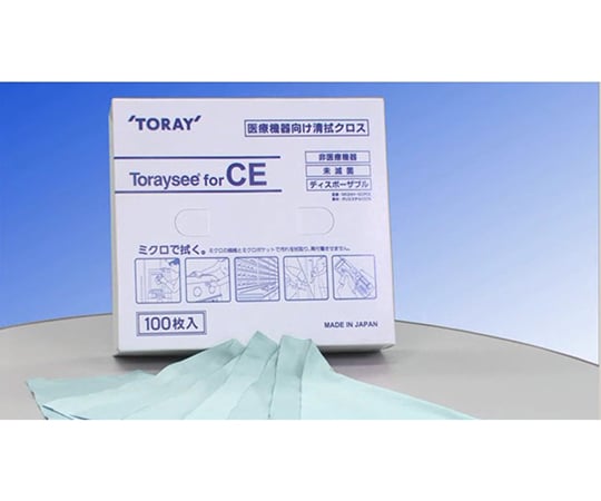 医療機器・器材の清拭において、優先される工程は「洗浄（有機物・汚れの除去）」です。トレシーRは薬剤を使用しないで、有機物等の汚れの除去、洗浄に特化したクロスです。必要に応じて、乾式（ドライ）、湿式（ウェット）でも使用でき、消毒薬の含浸も可能...
