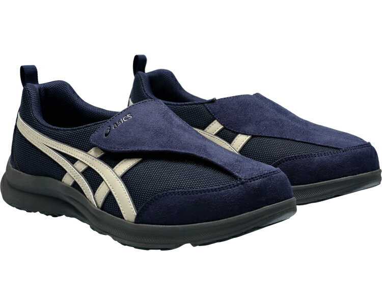 【特徴・コメント】・脱ぎ履きのしやすさを重視、歩行の快適性も高めたウォーキングシューズ。 ・つま先に滑りのよい樹脂パーツを採用。路面から僅かに浮き上がった形状で、ひっかかりとつまずきを軽減します。 ・小ゆび側のミッドソールの厚みを工夫したバ...