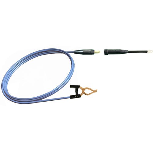 特長:●ケーブルジョイント付きで着脱が容易なアルミ製アースケーブルです。銅ケーブルより軽量です。 用途:●ジョイントメスを接続した溶接機に繋ぎ、アースクリップを母材に挟んでアースする。 仕様:●適合電流(A)：129（連続）●使用電線(［［...